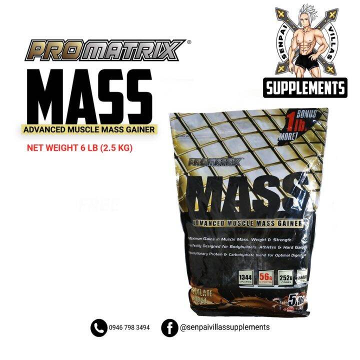 PROMATRIX MASS GAINER WHEY PROTEIN 6LBS | Lazada PH
