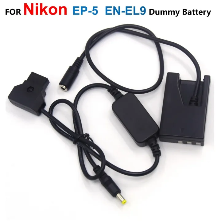 EP-5 DC Coupler EN-EL9 Dummy Battery + D-TAP Dtap 12-24V Power Step ...