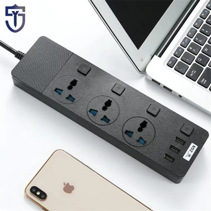 3000W Extension cord with usb Extension wire port power strip Highpower ...