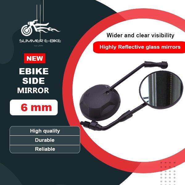 Ebike Side Mirror 6mm 7mm High Quality Side Mirror 1 Pair / Romai ...