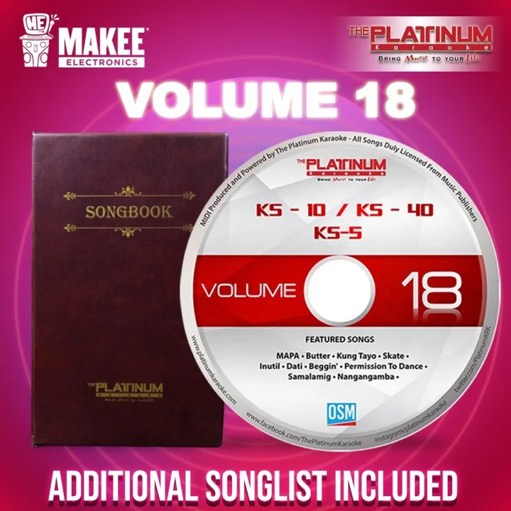 Platinum KS-5/KS10 CD Songbook Volume 18 | Lazada PH