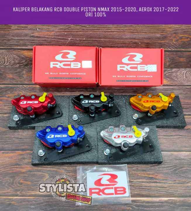 KALIPER BELAKANG RCB NMAX AEROX 155 DOUBLE PISTON RACING BOY KEPALA ...