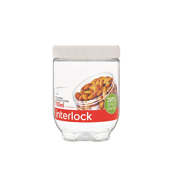 LocknLock Food Container Interlock Food Storage 700ml INL304 | Lazada ...