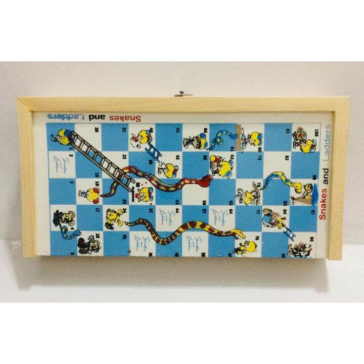 WOODEN SNAKE AND LADDERS BOARD (SMALL) | Lazada PH