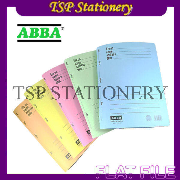 ABBA 102PM Manila Flat Fastener File (Thick Paper) (102PPM) | Lazada