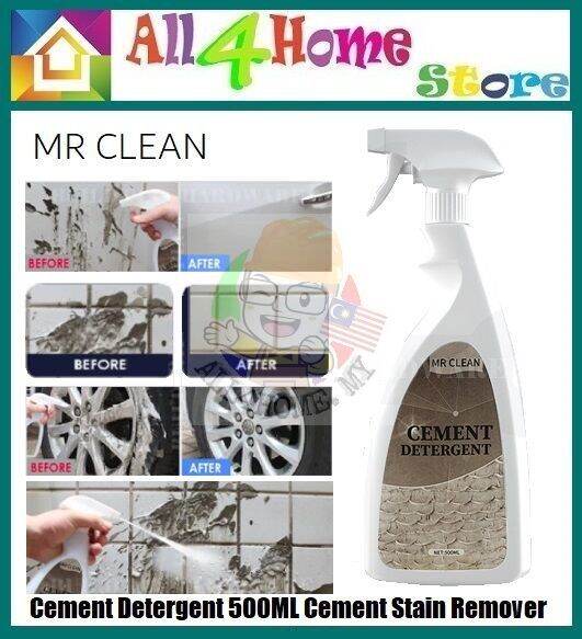 MR CLEAN Cement Detergent 500ML Cement Stain Remover Cleaning Pencuci ...