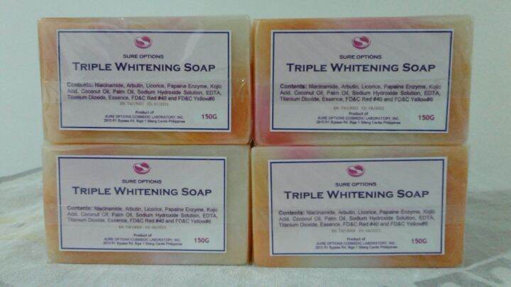 Sure Options Triple Whitening Soap | Lazada PH