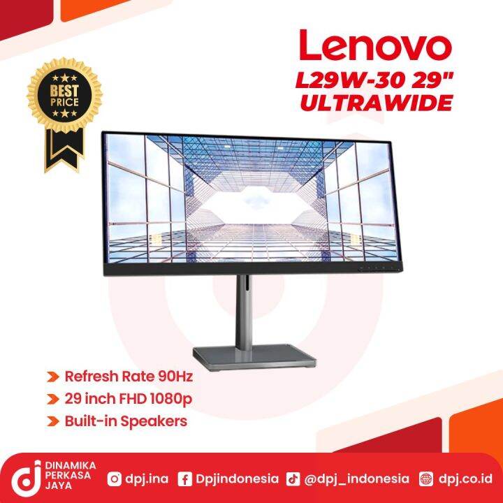 Monitor Lenovo L29w-30 29" WFHD IPS Ultrawide Edgeless Design 90Hz ...