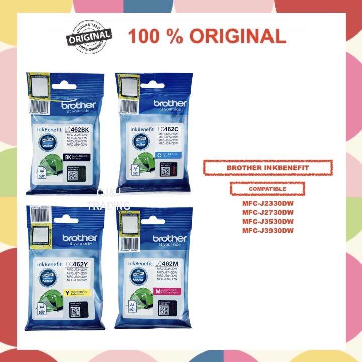 Original Brother Ink Cartridge LC462 For MFC-J2340DW / MFC-J2740DW ...