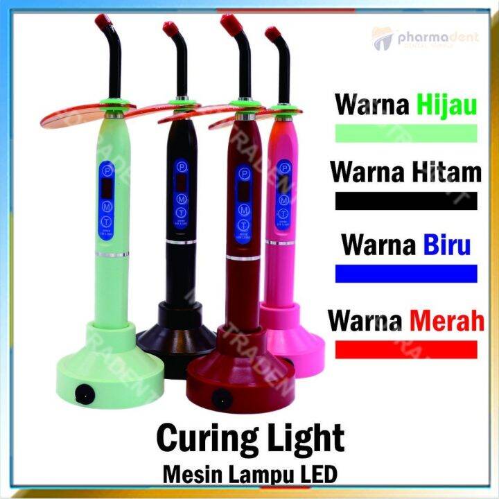 Dental Curing Light Mesin Lampu LED Wireless Tanpa Kabel - Hijau ...