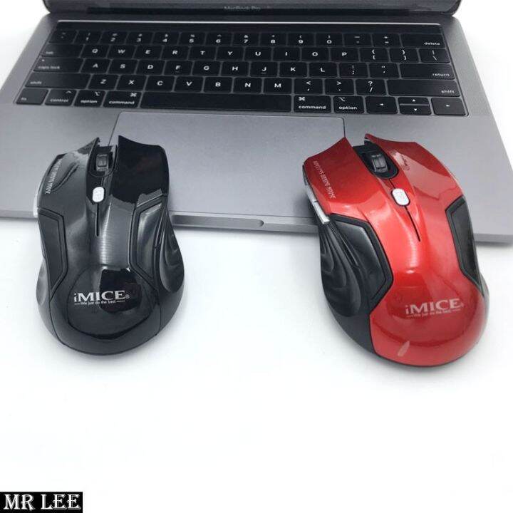 Portable USB Wireless Mouse Ergonomic Mice For Computer PC Laptops ...
