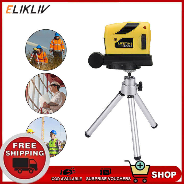 Elikliv 4 In 1 3D Infrared Laser Level, Mini Laser Slash Beam Line ...