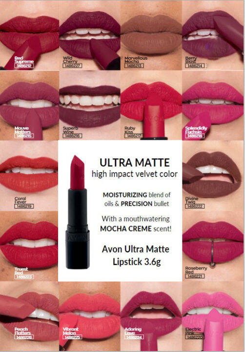 Avon Lipstick Ultra Matte Lipstick 3.6g | Lazada PH
