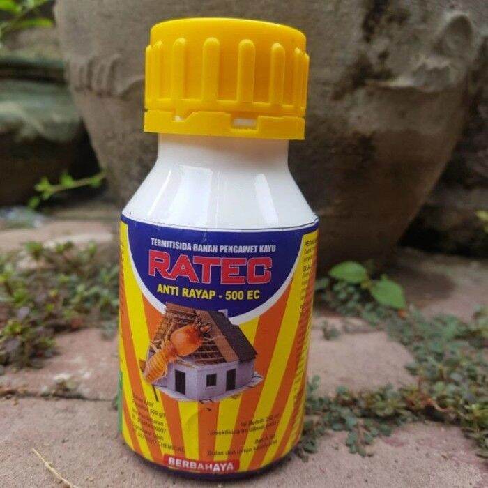 BAHAN PENGAWET KAYU ANTI RAYAP RATEC 500 EC 100 ML obat pembasmi rayap ...