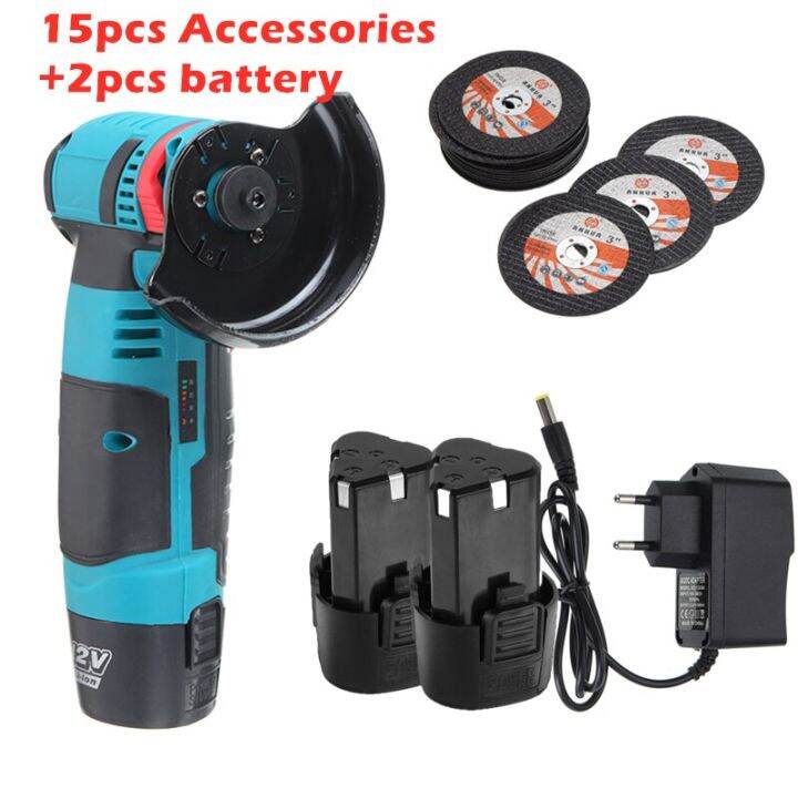 [NEW 2023] Mini 12 Volt Brushless Angle Grinder Mini Cordless Angle ...