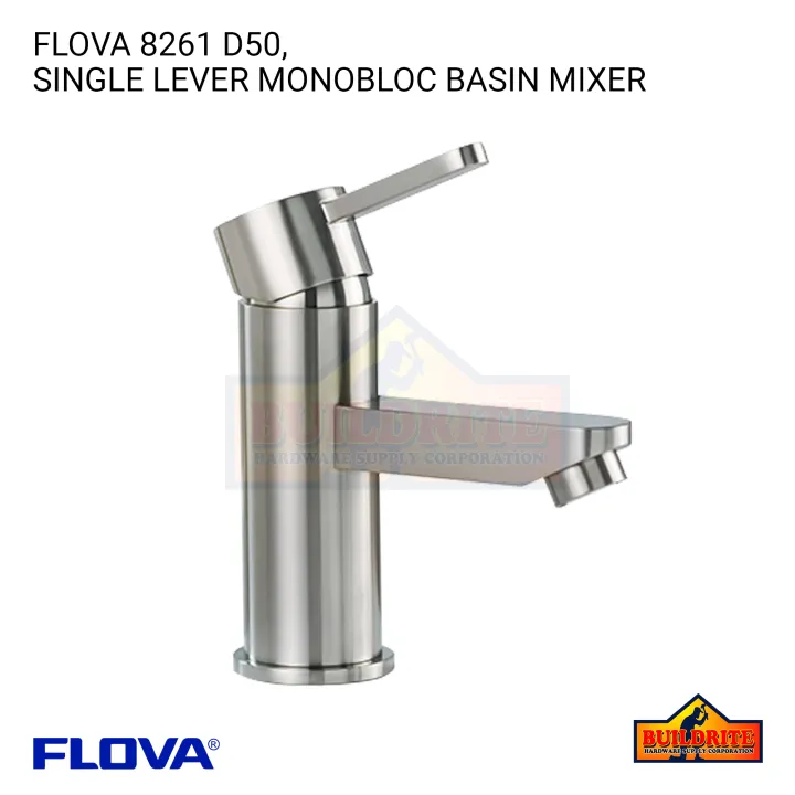 FLOVA FH 8261-D50-BN Single Lever Monobloc Basin Mixer | Lazada PH