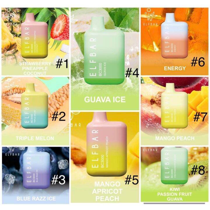 HOT ELFBAR 3000 disposable pod rechargeable elf bar legal YD4Q | Lazada PH