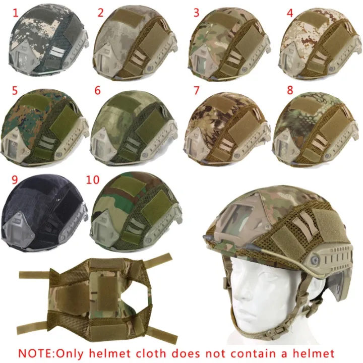 Hot Nylon Cloth Tactical Military Army Helmet Covers Camouflage Cover ...