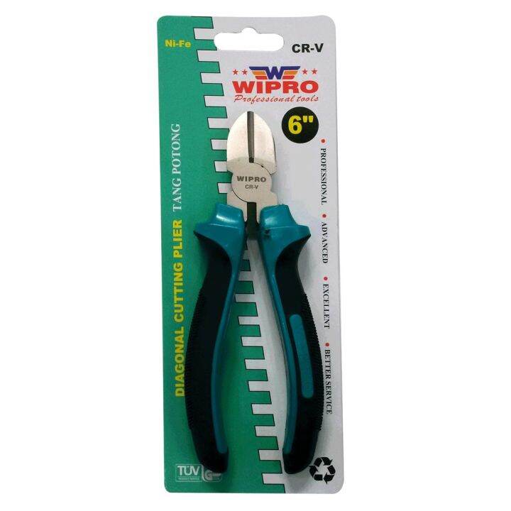 WIPRO Tang Potong Wipro 6 inch Diagonal Cutting Plier Wipro | Lazada ...