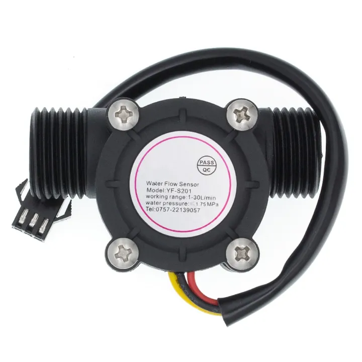 12V Water Flow Sensor DC 5-18V Flowmeter Hall Flow Sensor น้ำควบคุม Liquid Flow Sensor สวิทช์1 ...