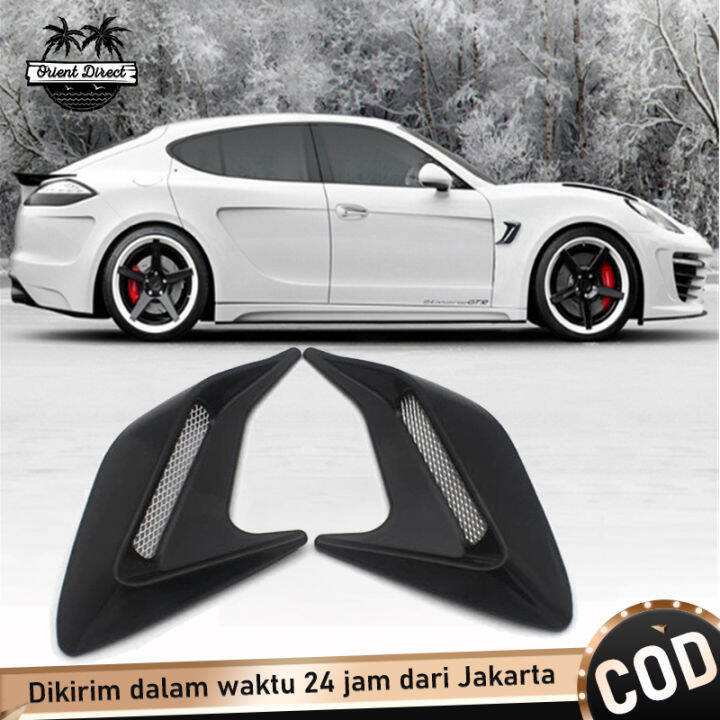 2pcs Sticker Stiker Ventilasi Saluran Udara Samping Mobil Car Side Air ...