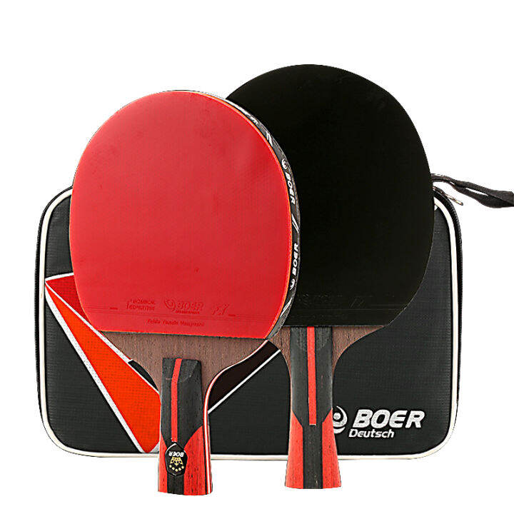 6 Star Table Tennis Racket Professional 7 Wood Offensive Ping Pong ...