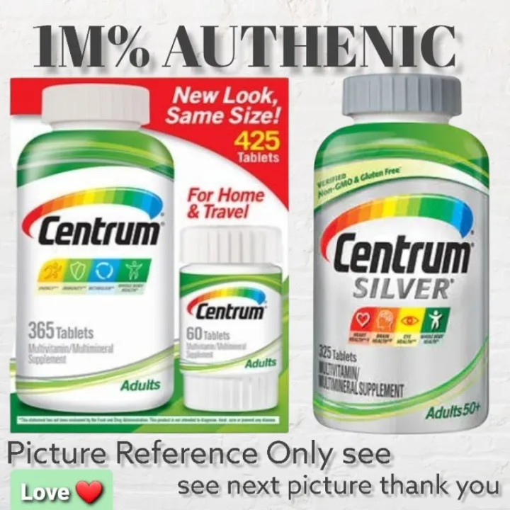 Centrum Advance Multivitamin Adult Ages20 and Ages50 Silver | Lazada PH