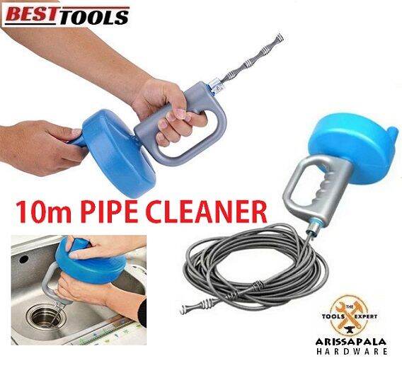 Pipe Cleaner 10 m Alat Pembesih Saluran Pipa Mampet Macet Tersumbat ...
