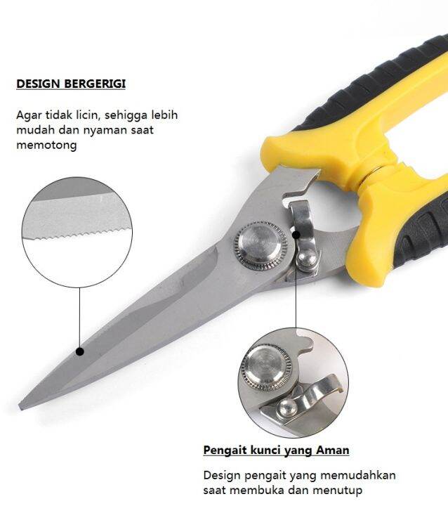 Gunting Kabel listrik Kawat stainless steel multi-fungsi pemotong kawat ...