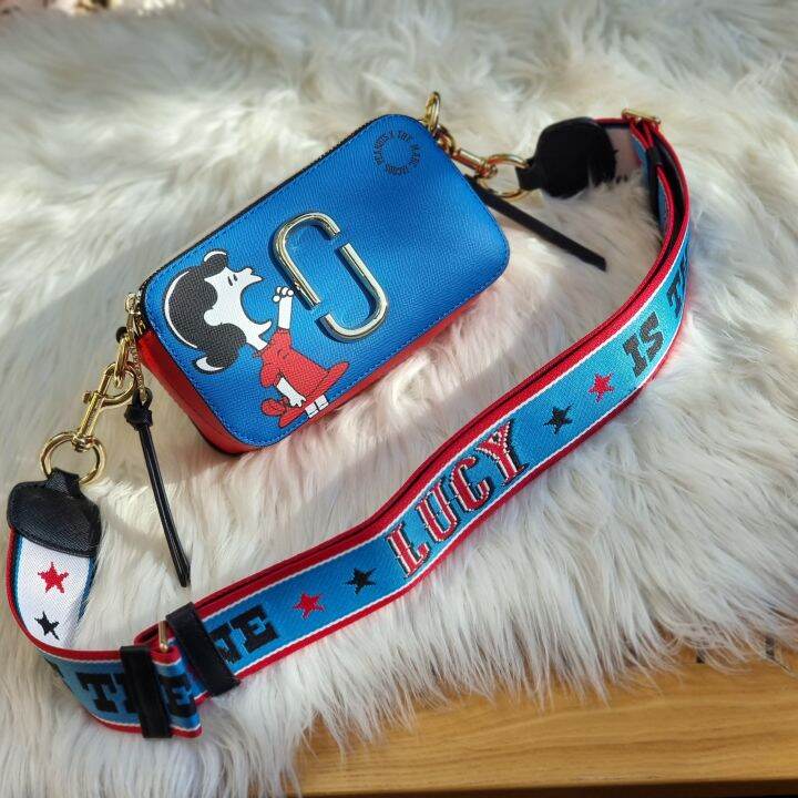 Original Peanuts X Snoopy Saffiano Small Lucy Snapshot Camera Bag ...