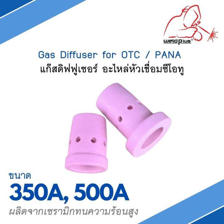 Gas Diffuser OTC / PANA แก๊สดิฟฟูเซอร์ อะไหล่ปืนเชื่อม MIG CO2 ขนาด ...