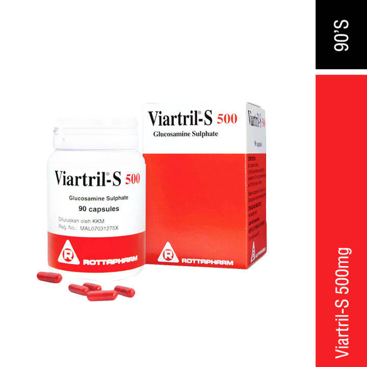VIARTRIL-S CAPSULES 500MG 90'S | Lazada