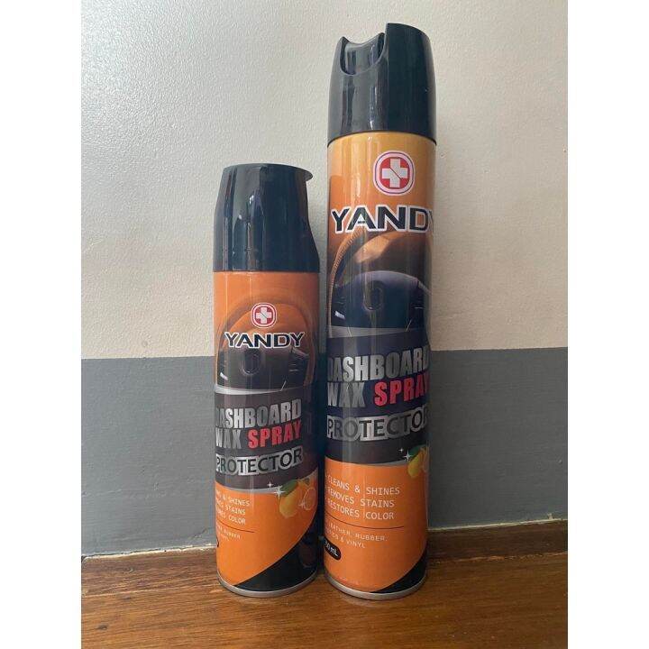{cod} YANDY Original Dashboard Wax Spray Protector 350ml/250ml. | Lazada PH