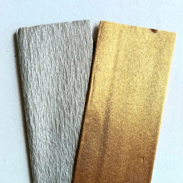 CREPE PAPER GOLD & SILVER | Lazada PH