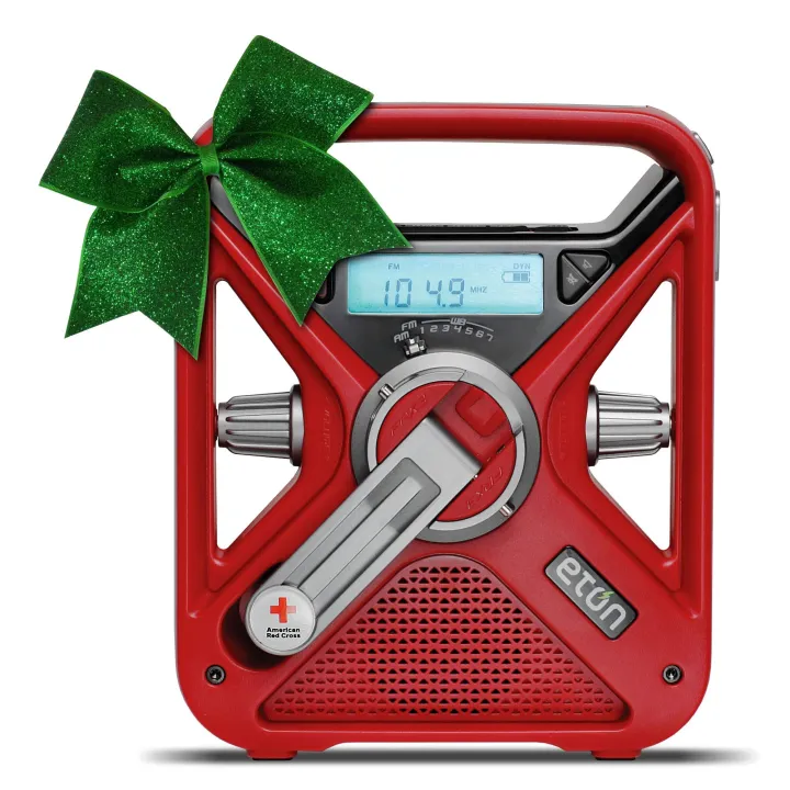 Eton - American Red Cross FRX3+ Emergency NOAA Weather Radio, Red ...