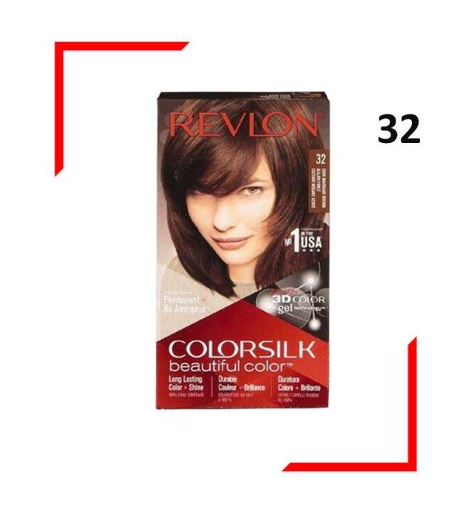 Revlon Colorsilk 32 Hair Color, Dark Mahogany Brown (#32) | Lazada PH
