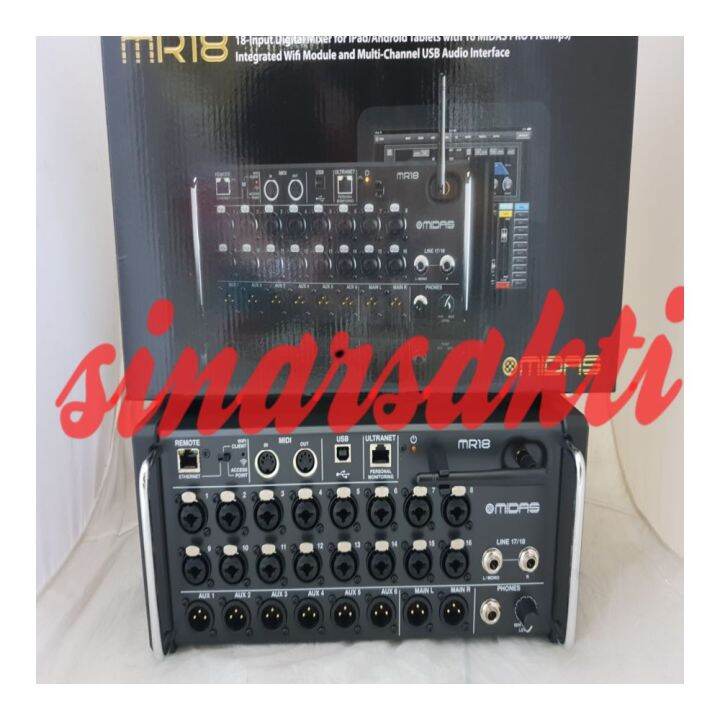 MIDAS MR18 MIXER DIGITAL CONTROLLER ( ORIGINAL ) | Lazada Indonesia