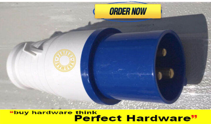 Industrial Plug Connector 16A 3 Pin Blue Single Phase Plug /Socket | Lazada