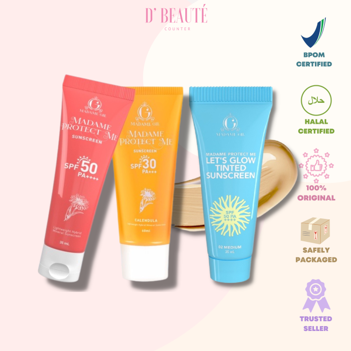 Madame Gie Madame Protect Me Sunscreen SPF 30 PA+++ with Calendula ...