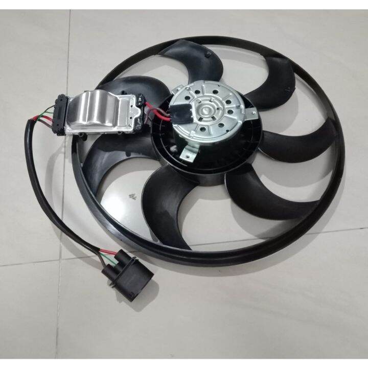 7L0959455D BIG RADIATOR FAN MOTOR RIGHT AUDI Q7 VW TOUAREG PORSCHE ...
