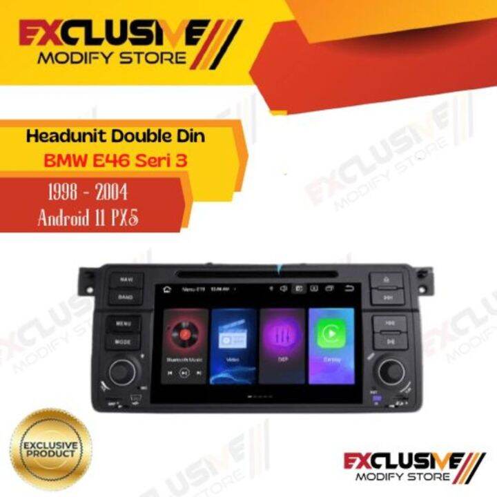 HEADUNIT ANDROID 11 PX5 BMW E46 SERI 3 1998 - 2004 DOUBLE DIN | Lazada ...
