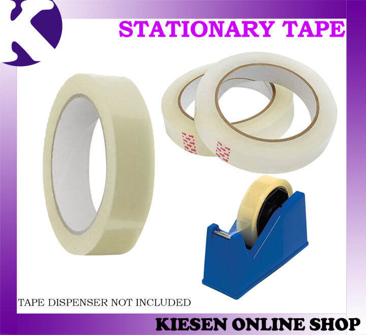 STATIONARY/ CLEAR TAPE - 1 inch x 50m or 1/2 inch x 50m - 1pc per order ...