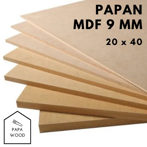 PAPAN MDF 9 MM UKURAN 20X40 CM (ISI 2 PCS) | Lazada Indonesia