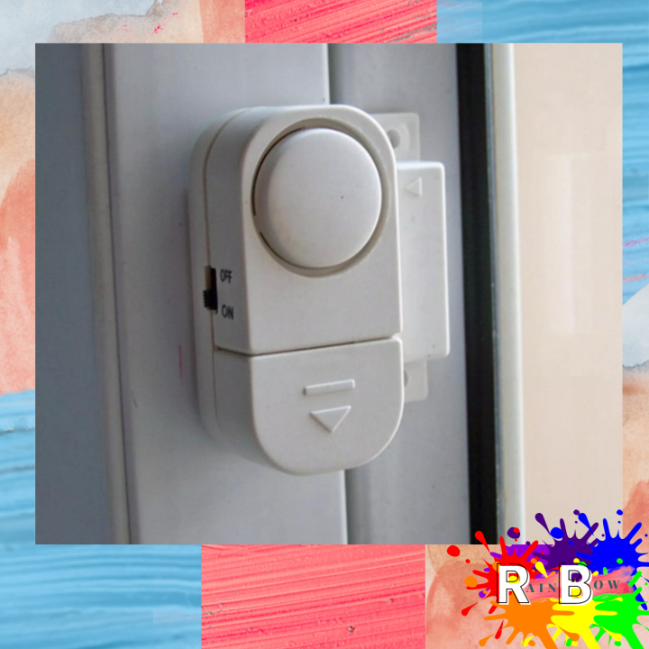 Rainbow Wireless Door and Window Entry Alarm Burglar Alarm Sensor ...