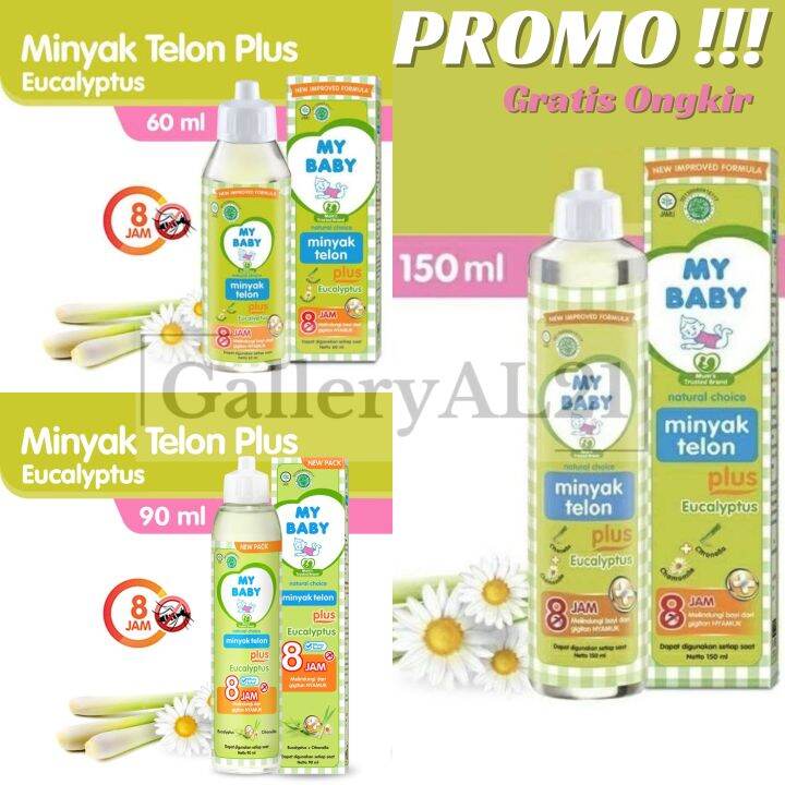 Minyak Telon Plus Anak My Baby 8Jam All Ukuran Anti Nyamuk Bayi ...