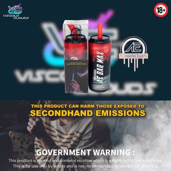 vape Aebar Max 8000 Puffs Disposable Pod Vape (LEGIT) | Lazada PH