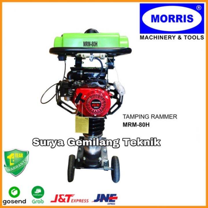 Tamping Rammer Honda Stemper Kuda Morris MRM-80H Mesin Perata Tanah | Lazada Indonesia