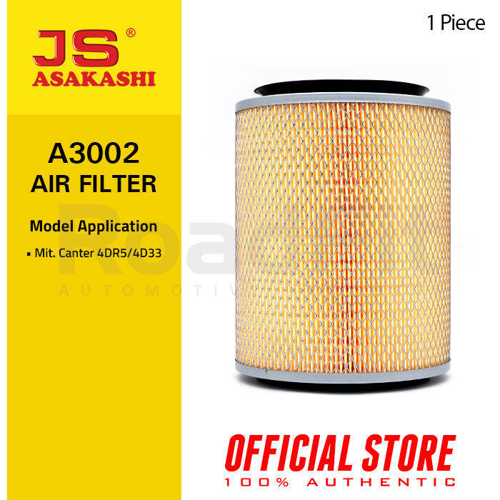 JS Air Filter A3002 for Mitsubishi Canter 4DR5/4D33 | Lazada PH