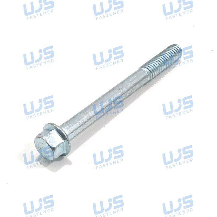 Flange Bolt 6x60 Baut Blok Mesin M6x60 Kunci 8 Putih | Lazada Indonesia