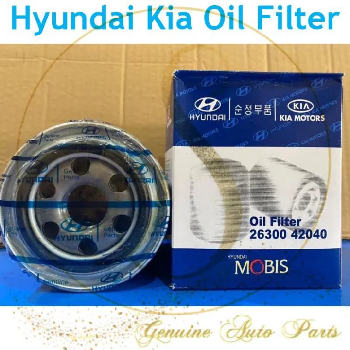 (100% ORIGINAL) OIL FILTER HYUNDAI STAREX KIA SORENTO KIA PREGIO VAN ...
